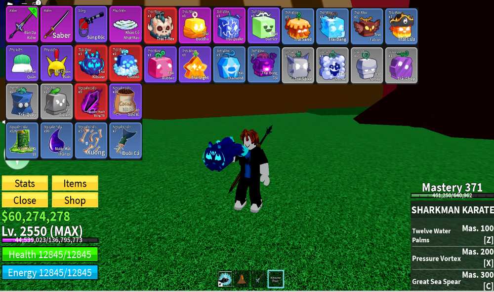 (Account Blox fruits) MAX ＋ KITSUNE