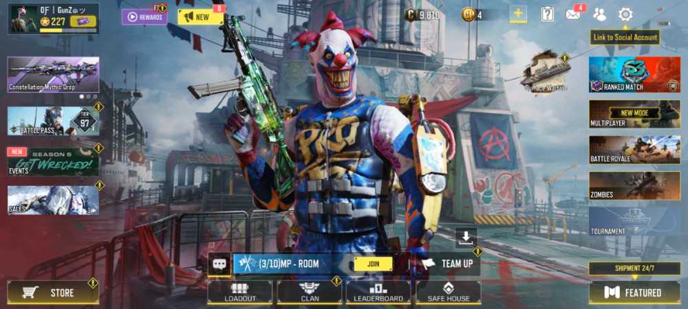 Lvl 227,Best 03 TIME BR Legendary , 59 Epic Guns and 38 Epic Characters ...