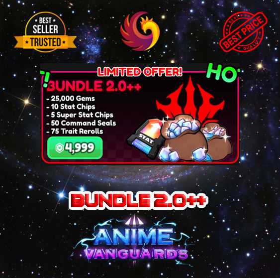 [Anime Vanguards]Bundle 2.0++ [GIFT] - Instant Delivery