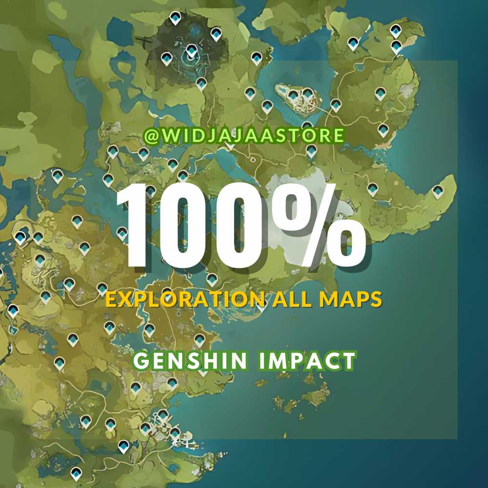 [All Server] 100% Exploration All Region | Monstadt - Liyue - Inazuma ...