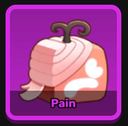 Blox Fruits Legendary Pain Fruits Inventory (Not Permanent)