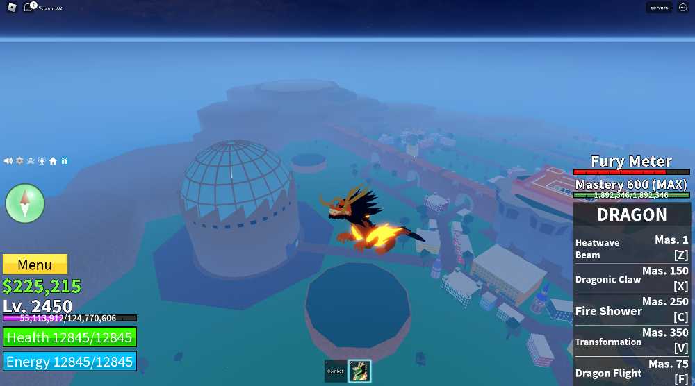 Blox Fruits Account|2450|Third Sea|Max Dragon Mastery