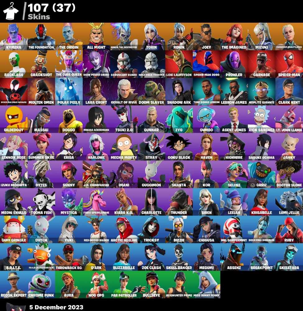 91 Emotes PSN/Xbox/PC/Nintendo Stuck Jabba Switchway Candy Axe Reaper ...