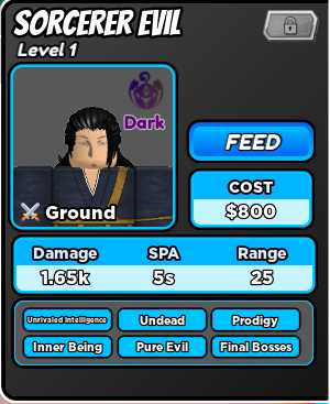 ASTD: SORCERER EVIL