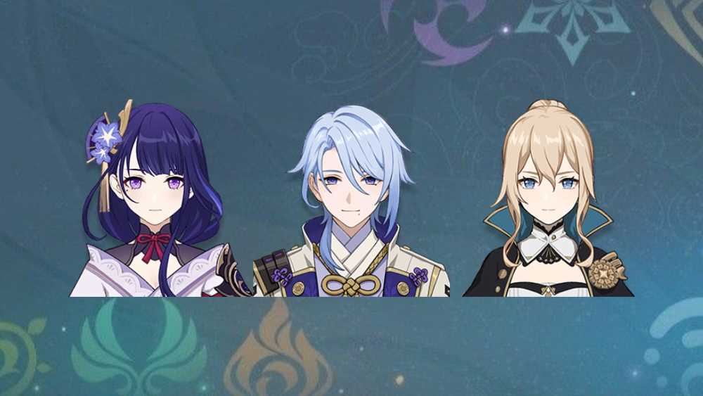 Asia Ar10 Raiden Shogun + Ayato + Jean