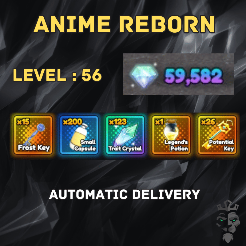 AR0859k Gems,123 Trait Reroll Anime Reborn Instant Delivery