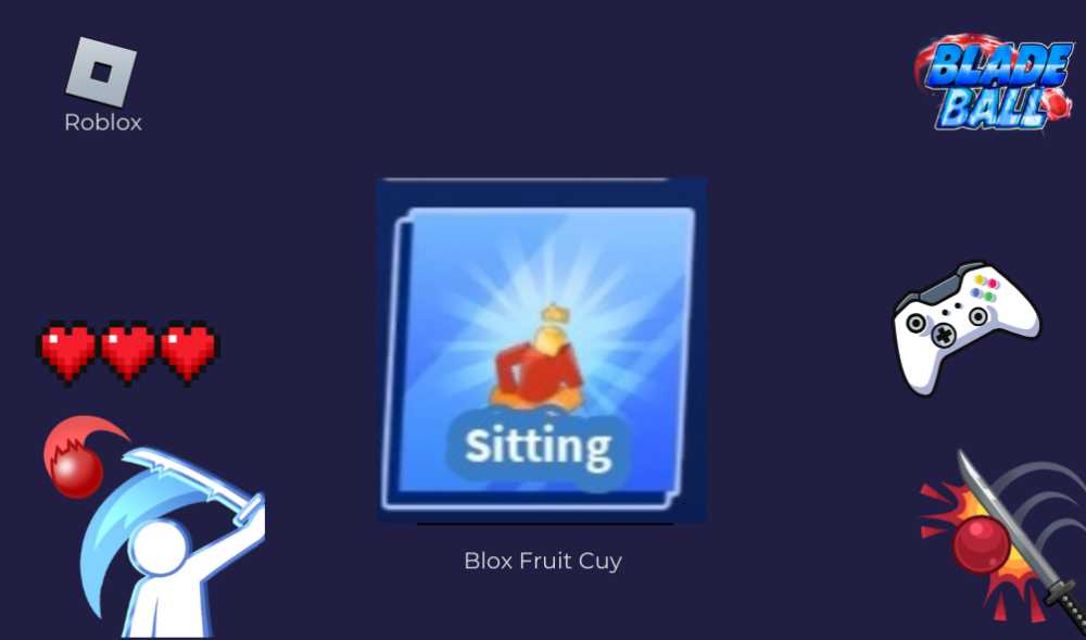 Sitting Emote - Blade Ball