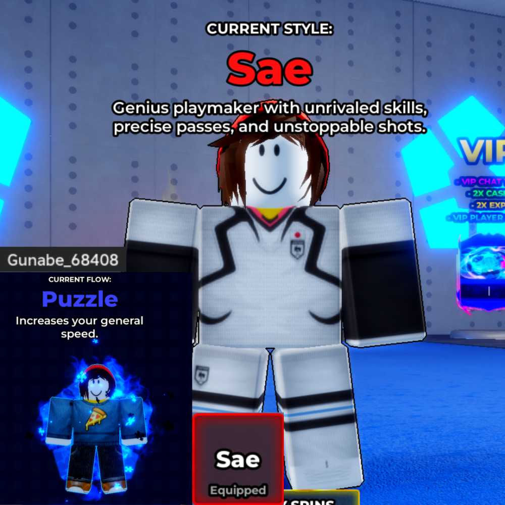ROBLOX | Blue Lock: Rivals | Style Sae | Flow Puzzle | Unverified ...