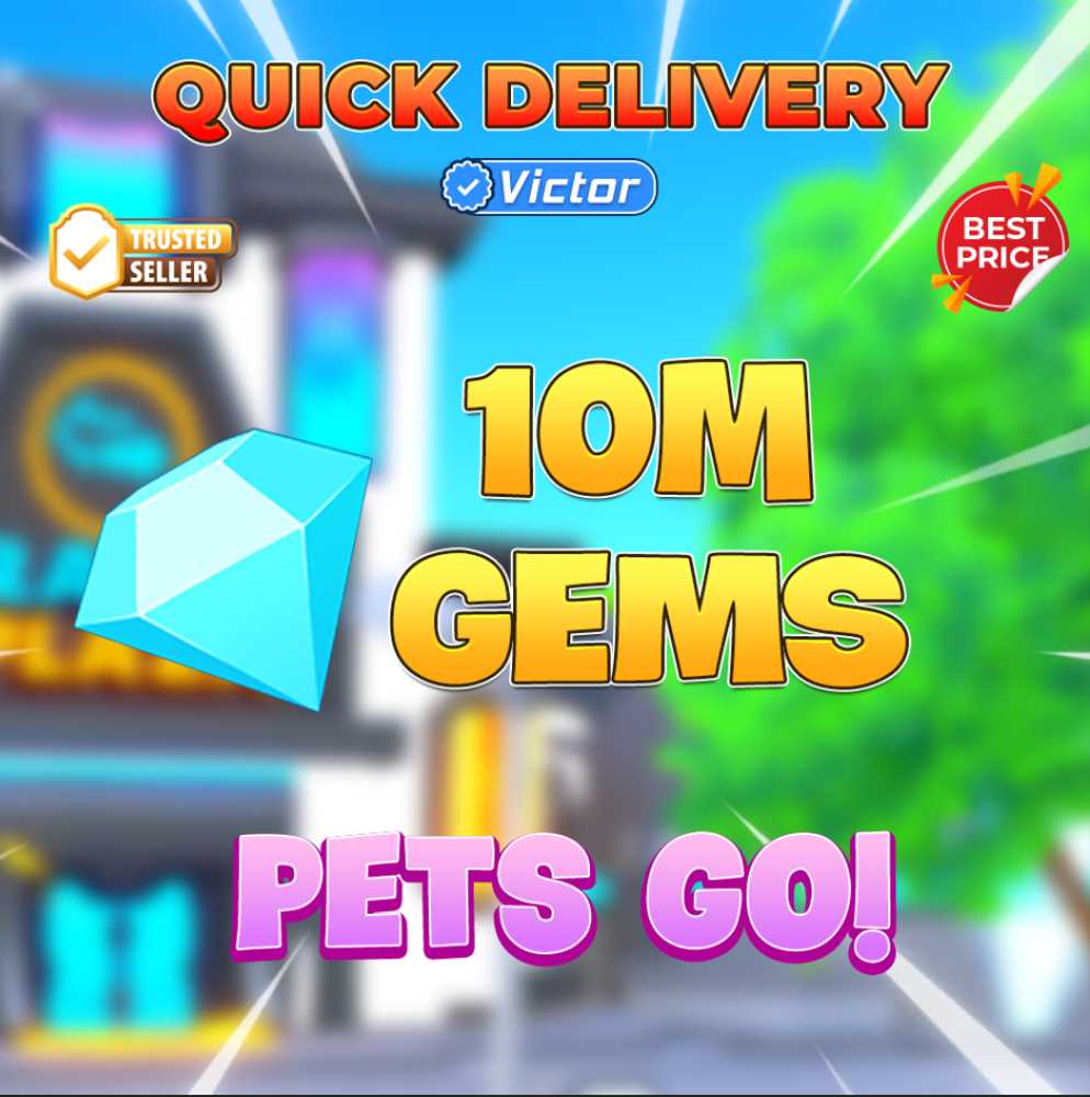 Pets GO 10M Gems Instant Delivery