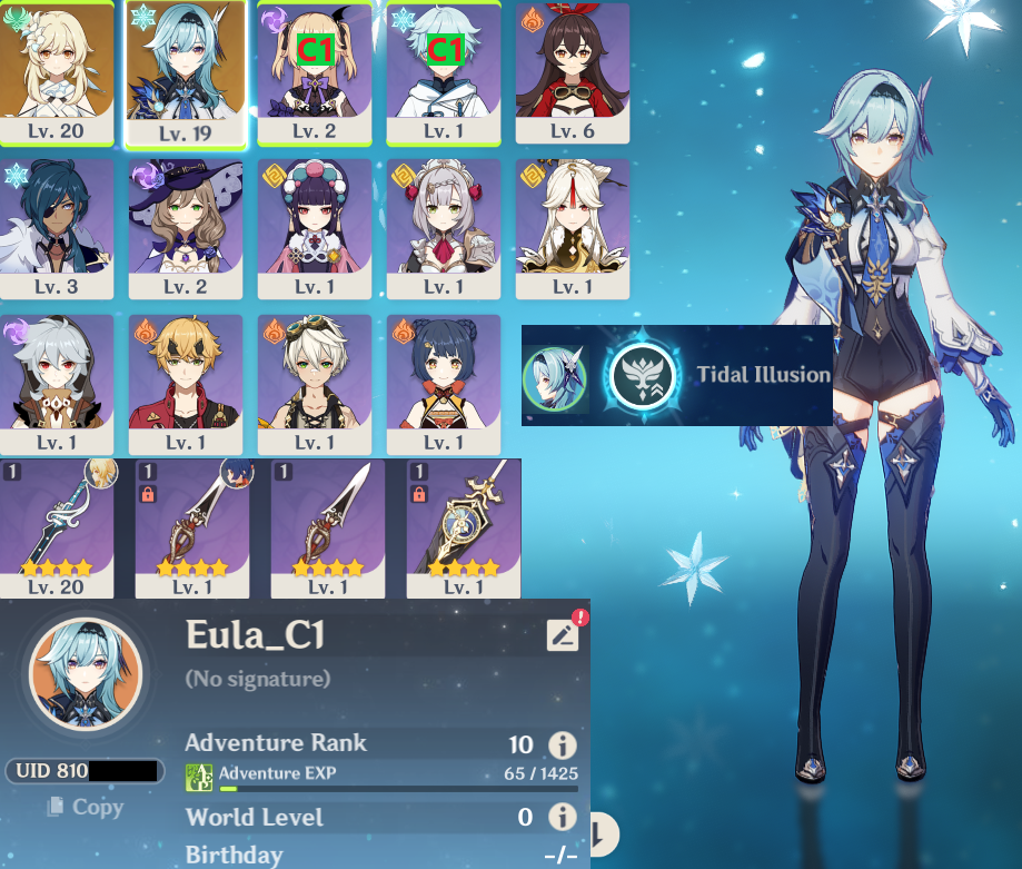 [Asia] AR10 Eula Constellation 1