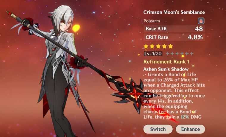 [AMERICA | AR10 | MALE] ARLECCHINO + CRIMSON MOON'S SEMBLANCE