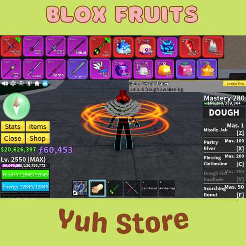 Blox Fruit Account Lv:2550Max | Full Gear Awaken Human Race V4 ...