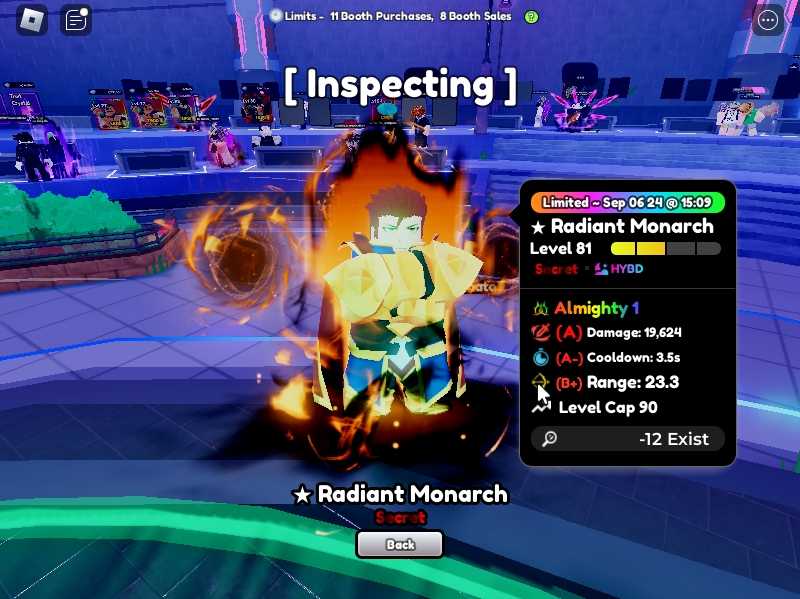 Radiant Monarch A A-B+-Anime Defenders