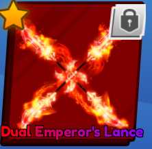 dual emperor's lance - blade ball
