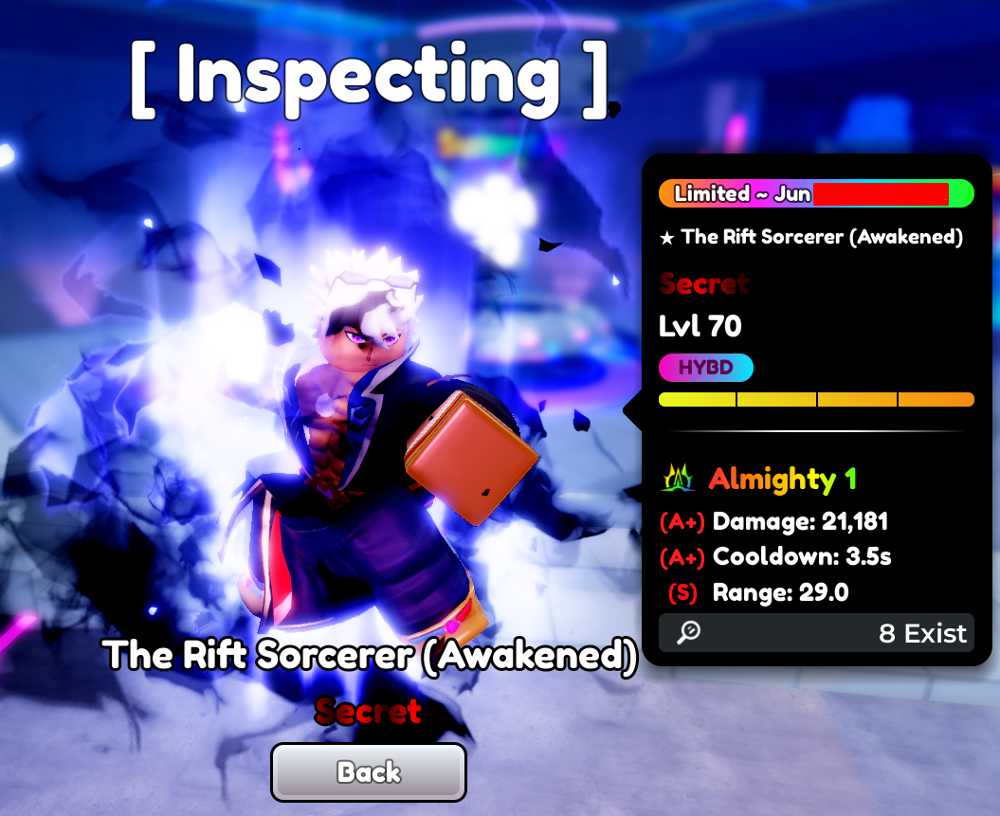 Almighty The Rift Sorcerer Gojo EVO + Requiem Bear King EVO + Requiem ...