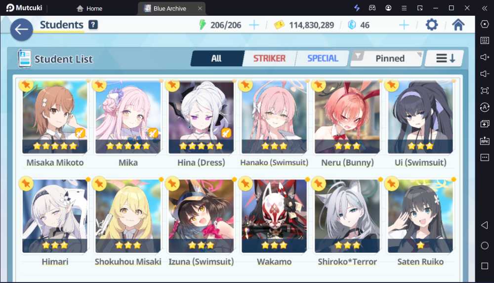 Global Asia | Lvl 73 Midgame 11 Limit Shiroko Terror + Mika | Full ...