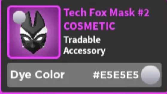 Worl zero Teach fox mask