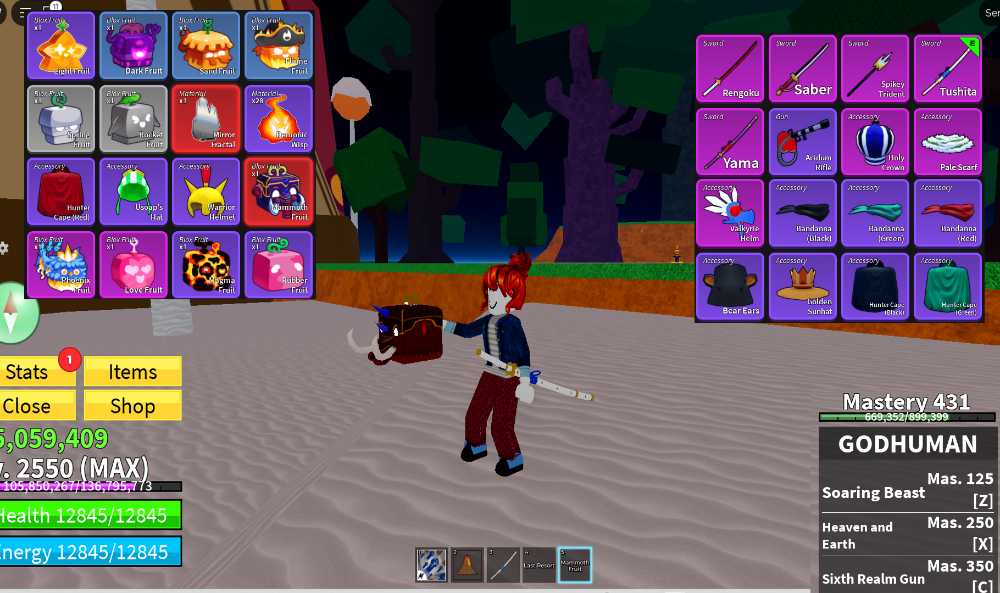 (Account Blox fruits) MAX ＋ T-REX