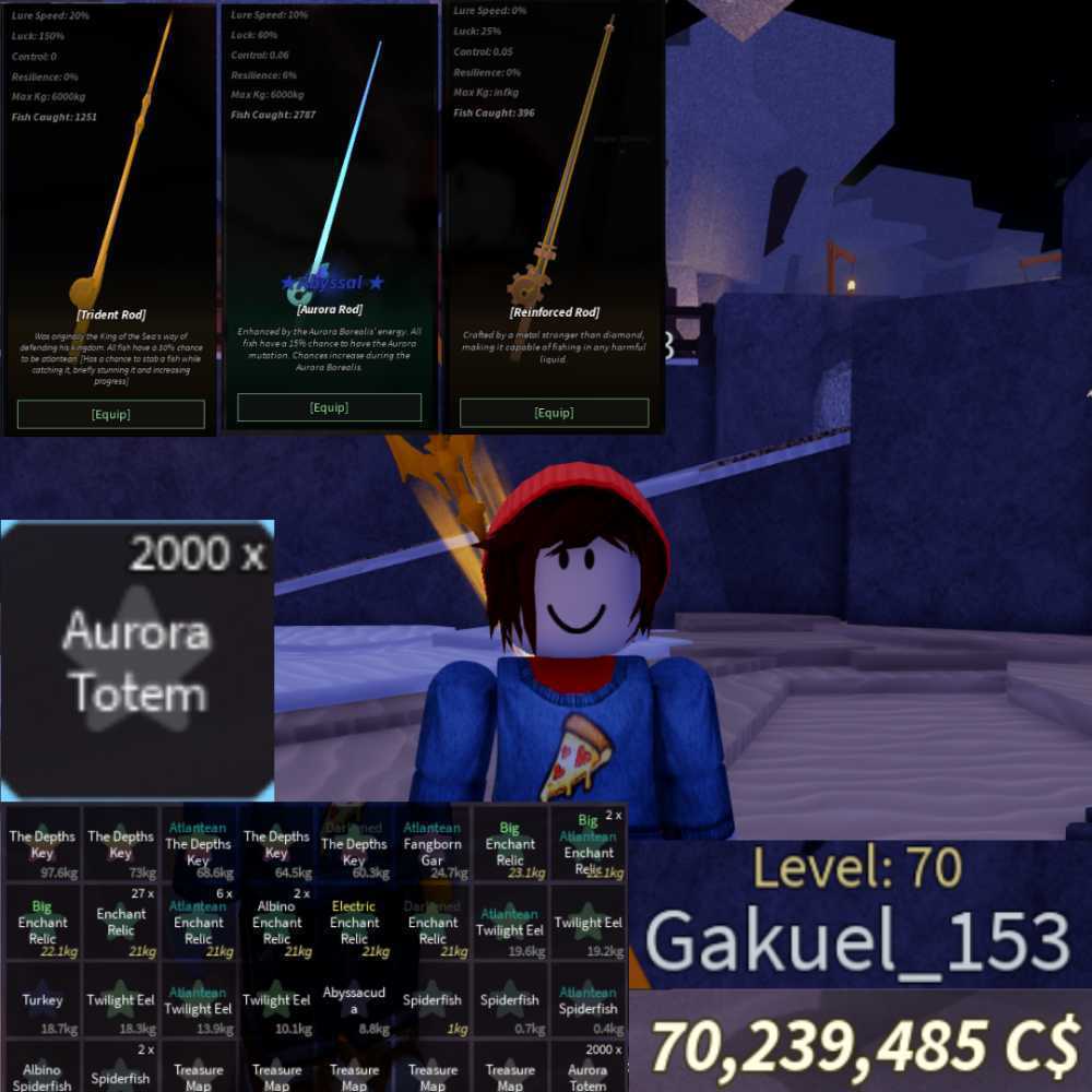 Aurora Totam 2000x | Trident Rod | Kings Rod | Aurora Rod | FISCH ...