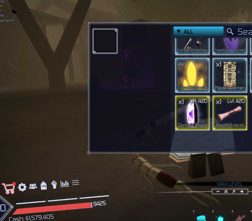 Roblox - Jujutsu Infinite - Farming Maximum Scroll x1 and Domain Shard ...