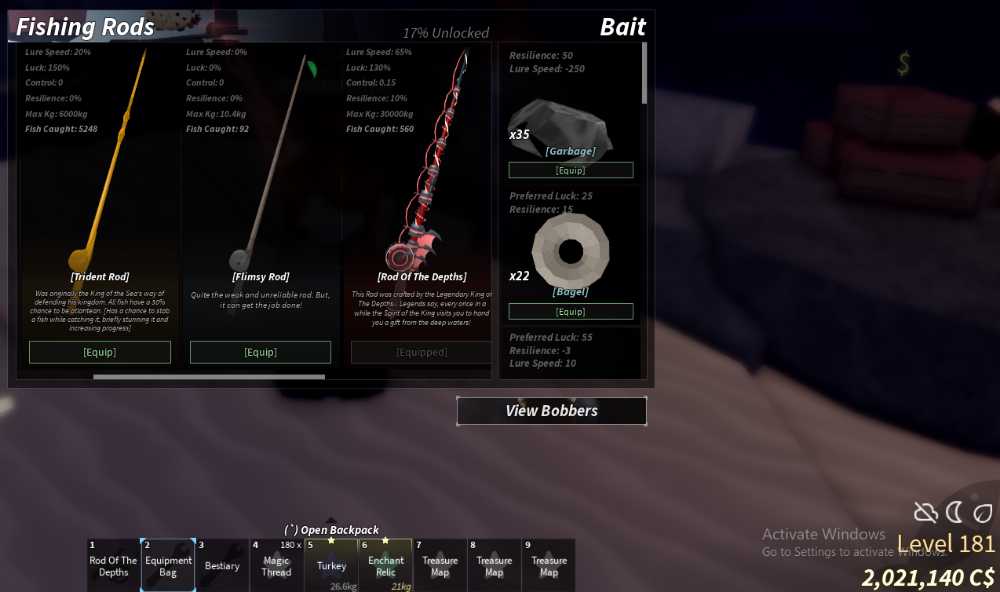 Unverified Rod of Depths | Level 181 | 2M | FISCH | Automatic Delivery