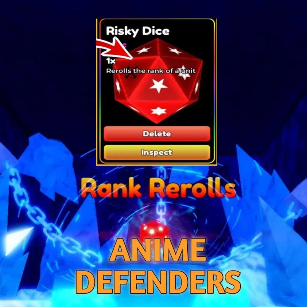 Anime Defenders (AD) X50 risky dice