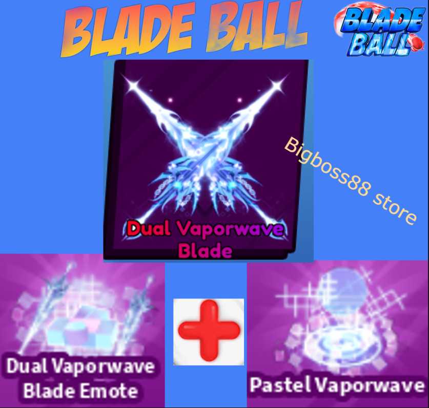 Dual Vaporwave Blade Full set - Blade Ball