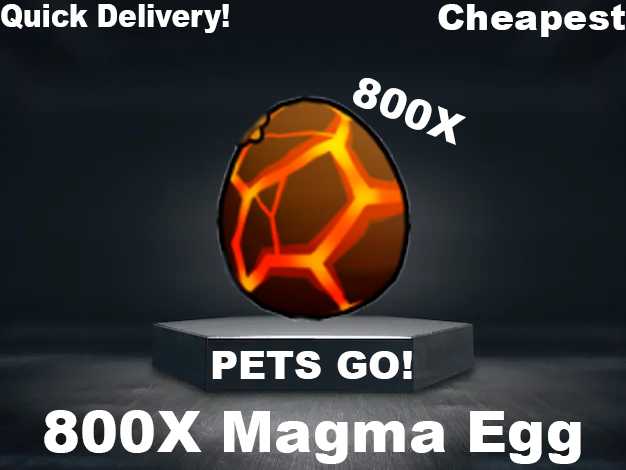 800X Magma Egg - PETS GO! | ⭐️ 100% SAFE - QUICKEST - CHEAPEST ⭐️