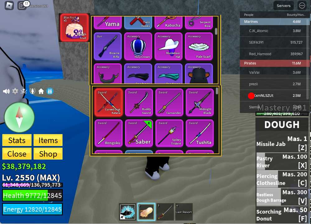 Blox Fruits / Dough v2 Dough Inventory / Dough Inventory / CDK-Karate ...