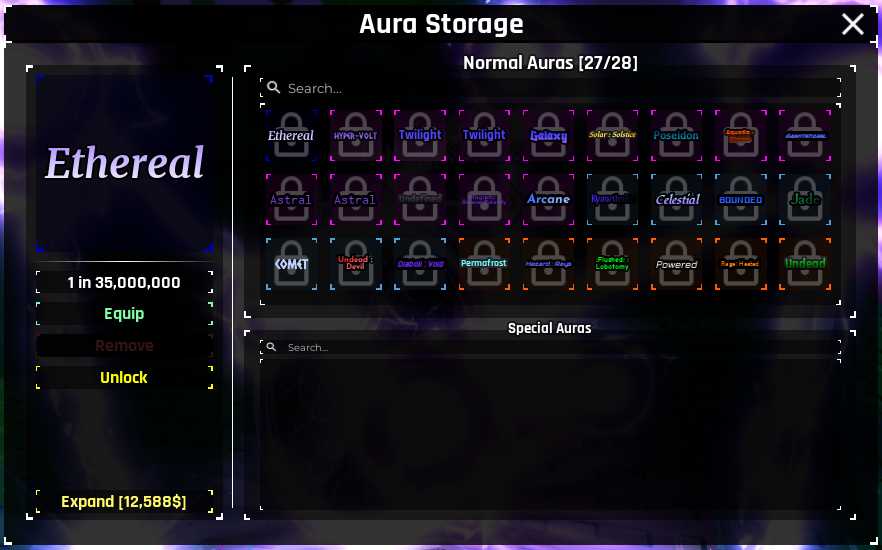 F6 | Sol's rng | Sols rng | Account 1 in 35,000,000 Ethereal | 1 in ...