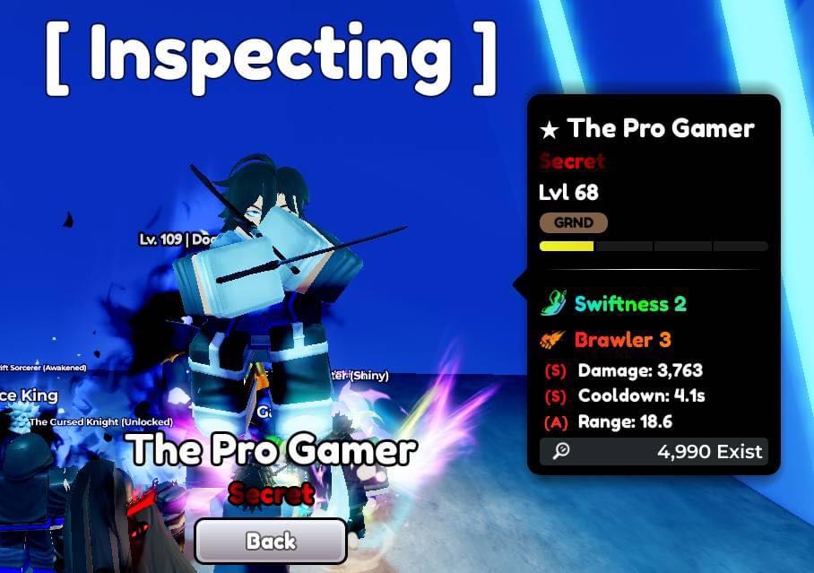 THE PRO GAMER EVO / SUNG JIN WOO EVO - [ANIME DEFENDER - ROBLOX]