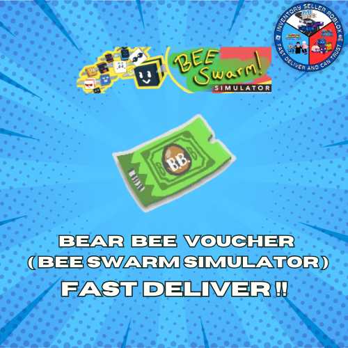 Bear Bee Voucher | Bee Swarm Simulator | Fast Delivery