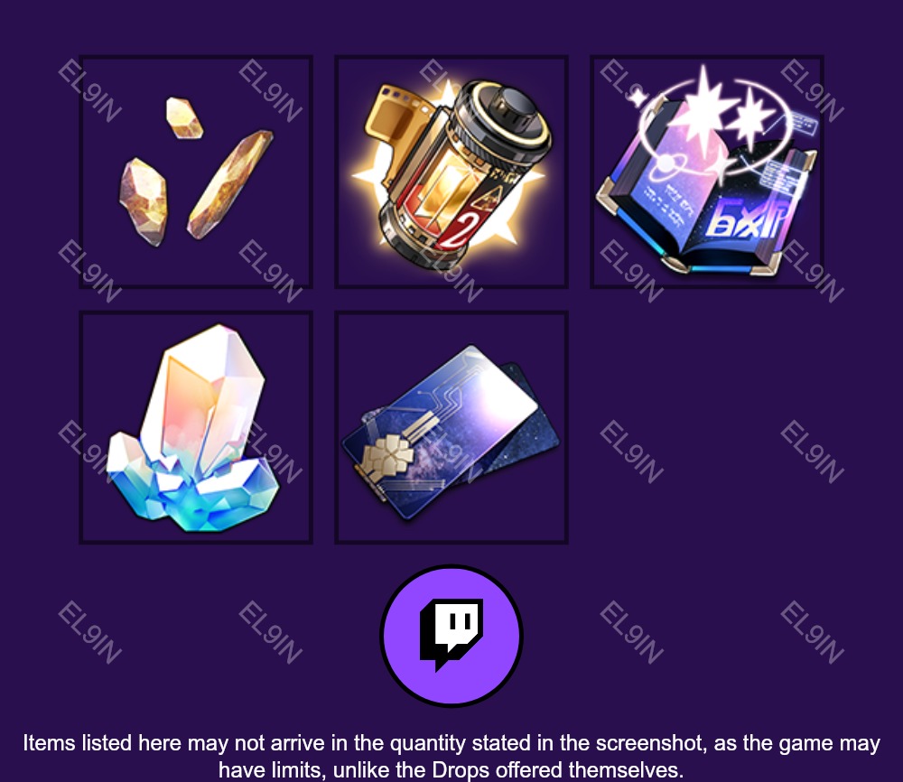 Twitch Drops ️ V2.6 Honkai: Star Rail ️ Honkai: Star Rail [Total 15 Items]
