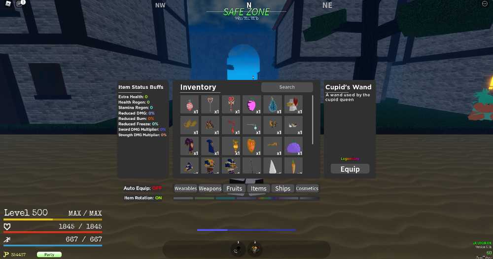 GPO Account Unverified , Fruit Bag ,Ito,Cupid Items | Isntant delivery