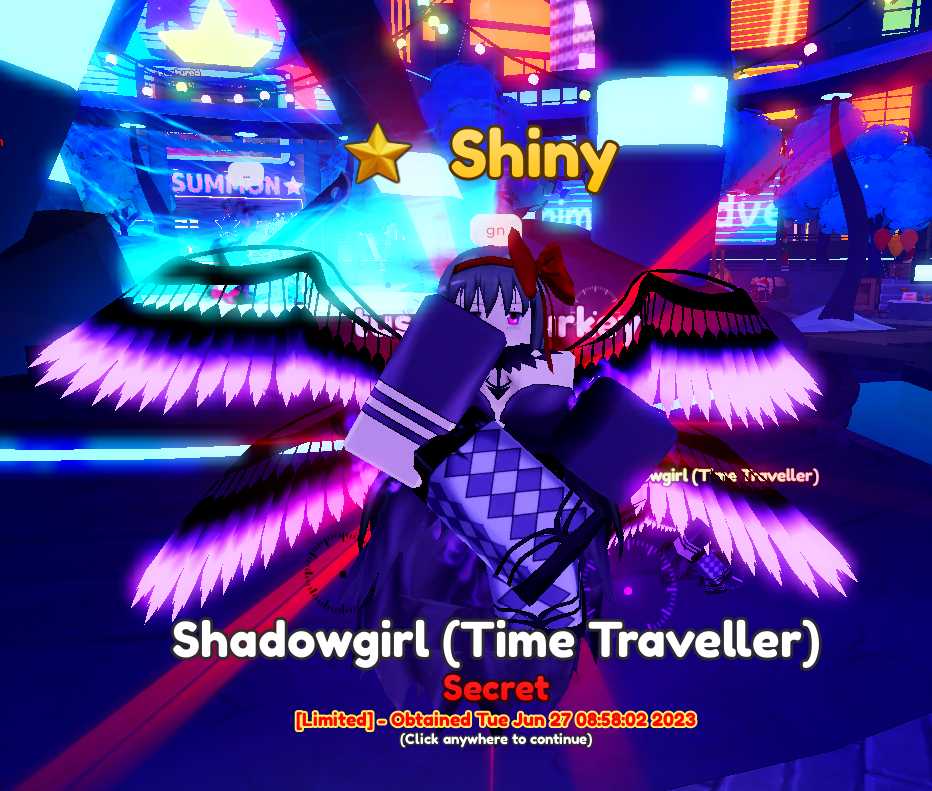 SHINY HOMURA ANIME ADVENTURE