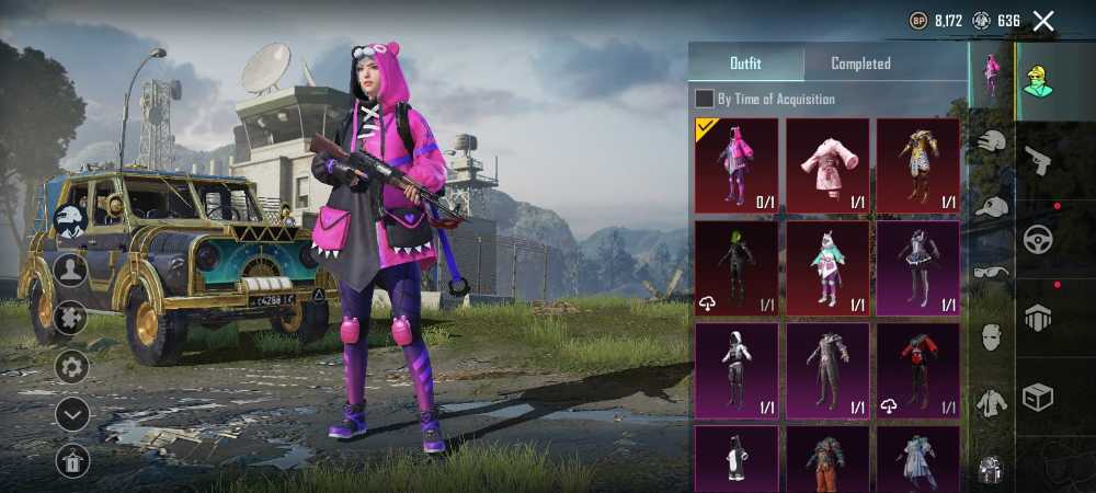 Pubg | for adroid | account korean | Login gp | 4 mytic set | weapon ...