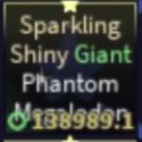 sparkling shiny giant phantom megalodon - the biggest fish - FISCH