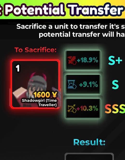 [INSTANT DELIVERY] Shadowgirl / Homura Evo S+/S/SSS Stats - Anime ...