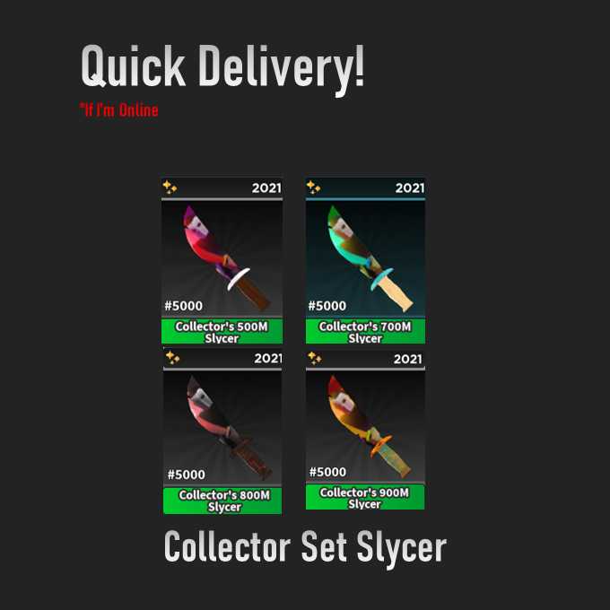 STK / Survive The Killer - Collector Slycer Set ( 500M 700M 800M 900M)