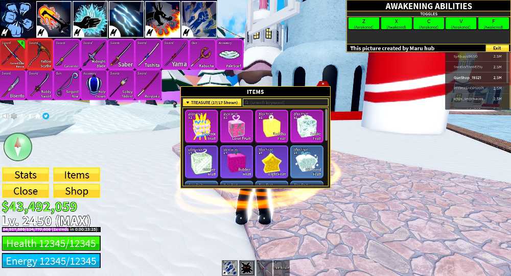 Blox Fruits | Cursed dual katana | Human v3 | Dark Awaken | 6stys | Lv ...