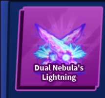 Dual Nebula's Lightning (Limited) | Blade Ball