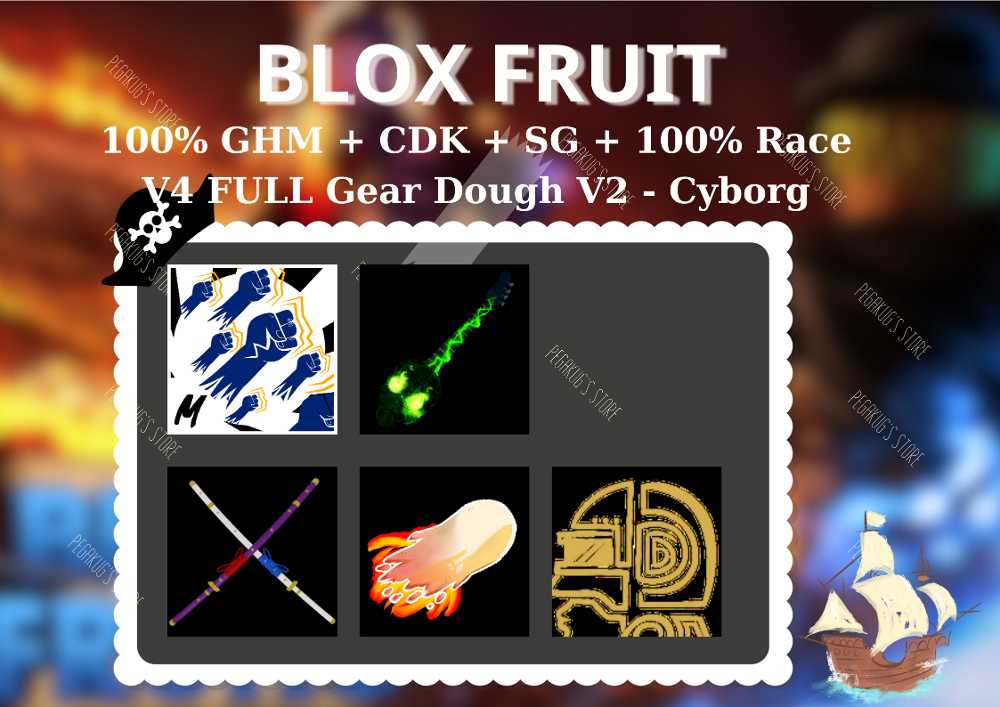 [Blox Fruits] God Human + Cursed Dual Katana + Soul Guitar + Dough V2 ...