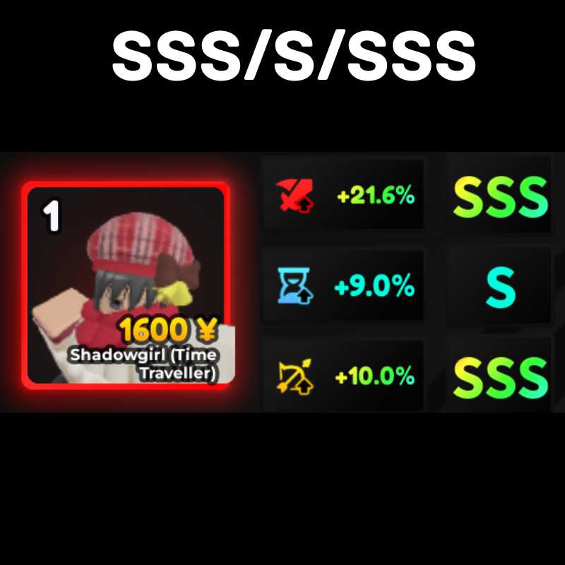 A260Shadowgirl / Homura Evo SSS DAME + SSS RANGE - Anime Adventures ...