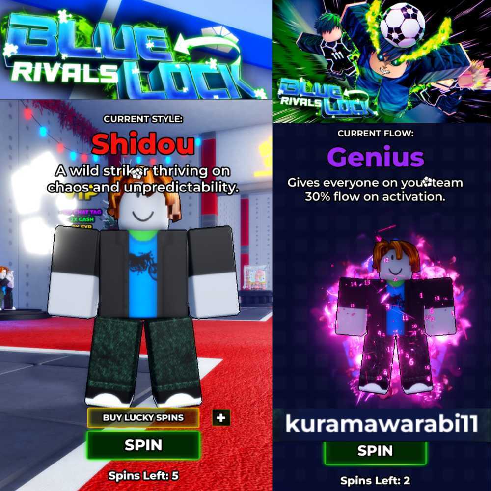 ROBLOX | Blue Lock: Rivals | Style Shidou | Flow Genius | Unverified ...