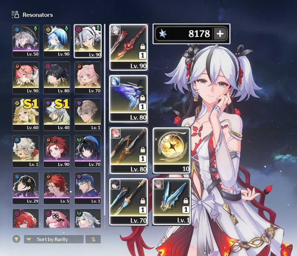 SEA | FEMALE UL61 15x 5⭐ Camellya S0R1 - The Shorekeeper S0R1 - Changli ...