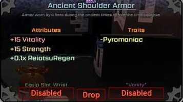 Ancient Shoulder Armor [PEROXIDE - ROBLOX]