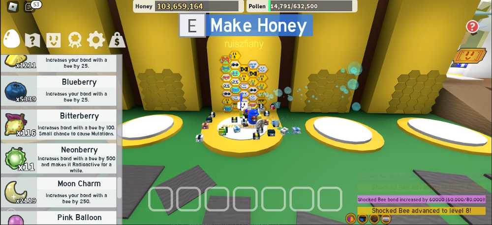 Bee Swarm Simulator 32 Bees Crimson Bee Cobalt Bee Ninja Bee X2 Demon ...