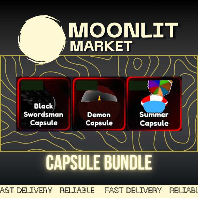 [ANIME LAST STAND] - 175x Demon x Black Swordsman x Summer Capsules