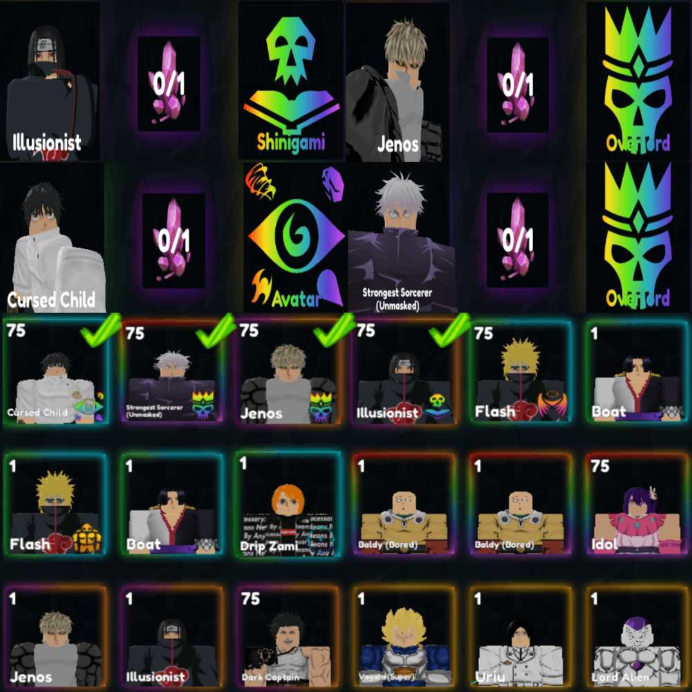 Avatar Cursed Child (Yuta)Overlord Strongest SorcererAnime Last Stand ALS