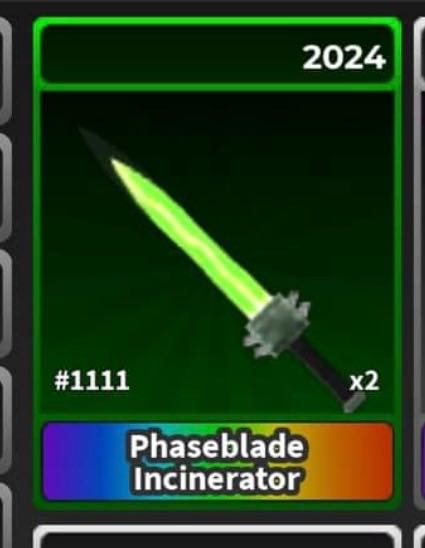 Phaseblade Incinerator - Survive the Killer️ ️